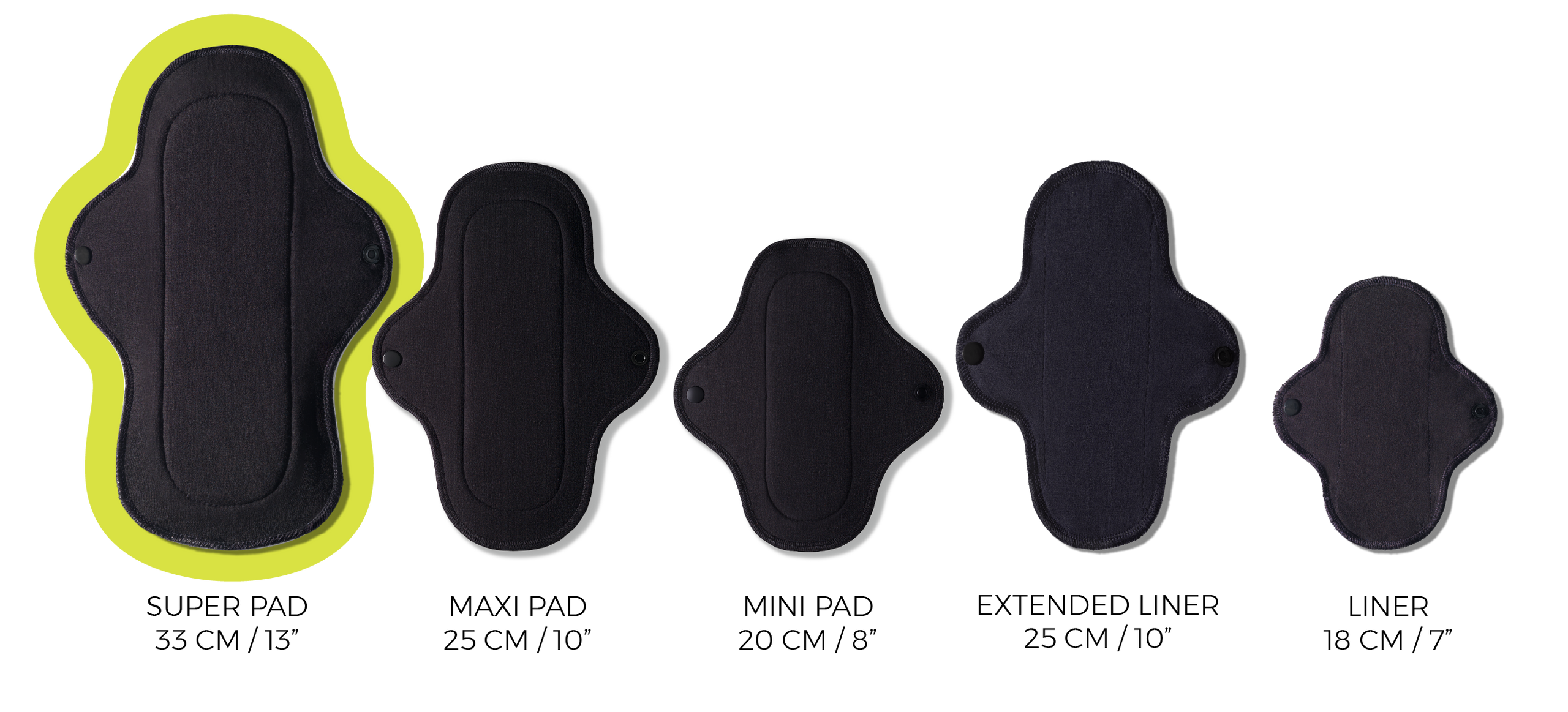 Aisle Reusable Menstrual Pads for Heavy Flow - Super Pad