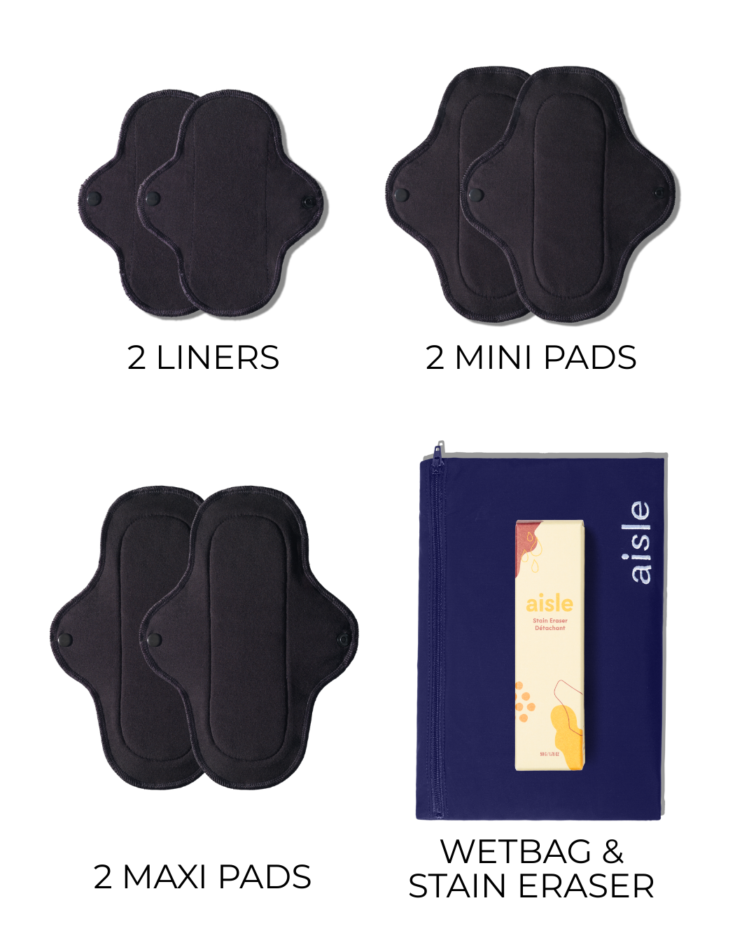 Grab and Go Pad Kit – Aisle