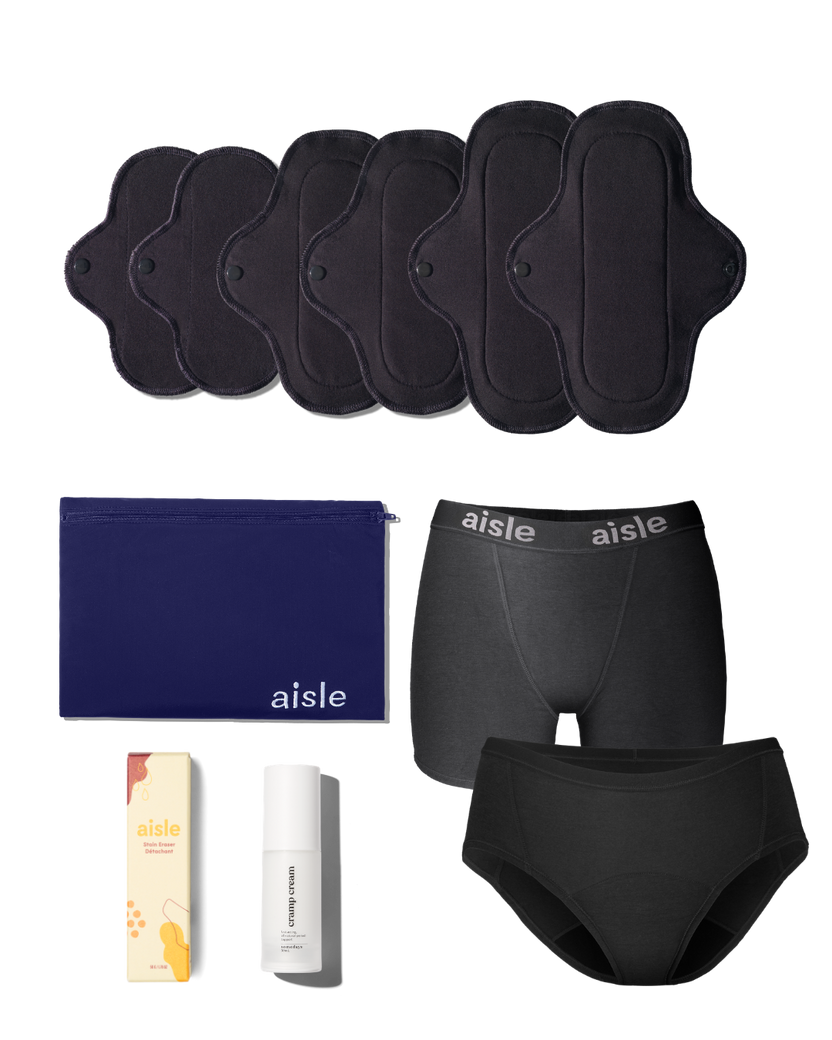 Reusable Period Starter Kit for First Periods & Sustainable Care | Aisle